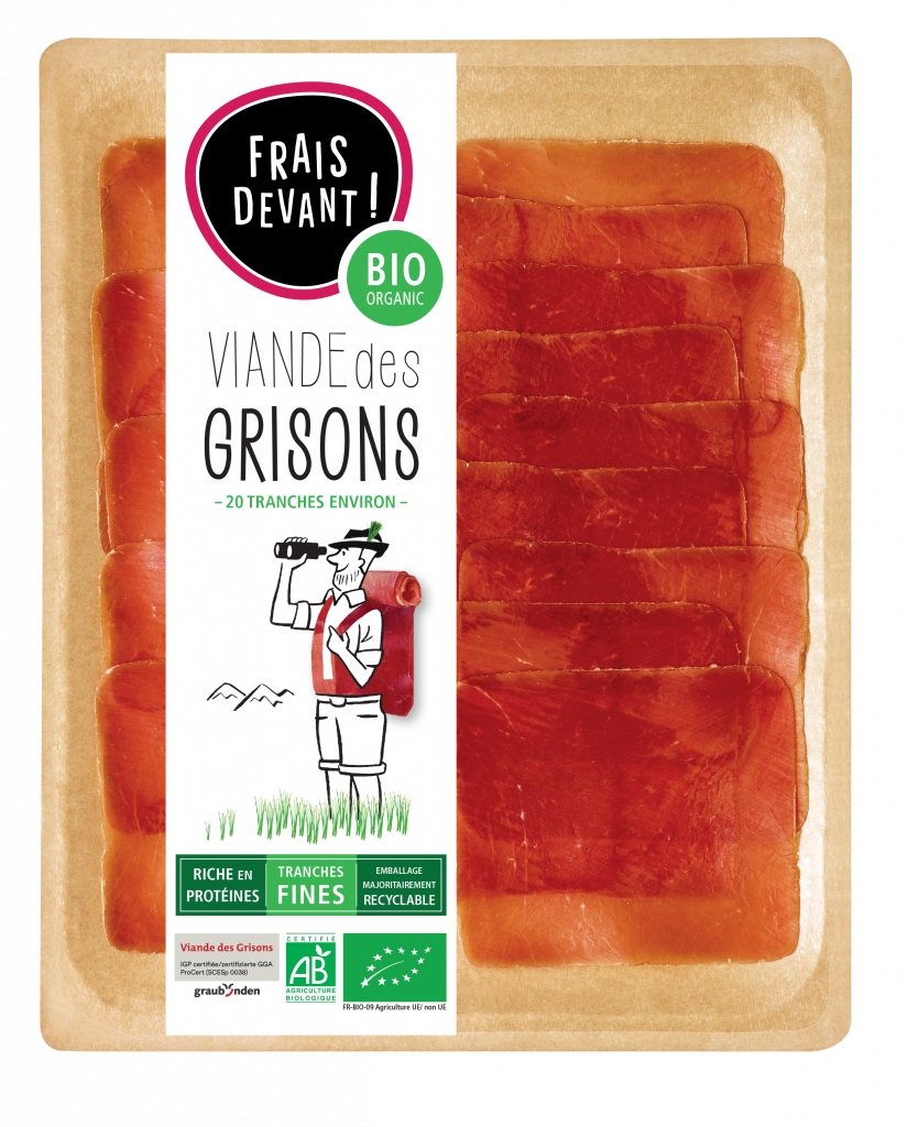 Viande des Grisons Bio - Frais Devant Viande de Bœuf Origine 70 g